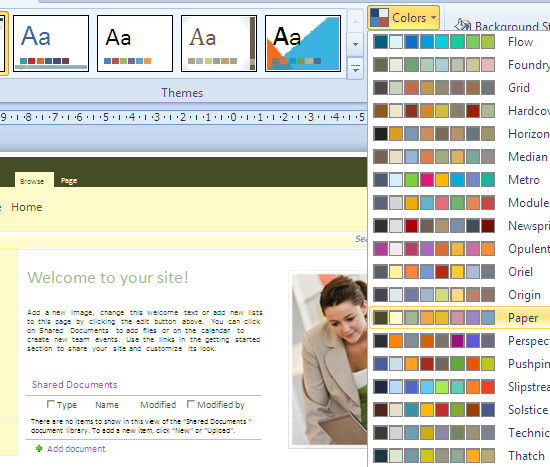 Preview SharePoint 2010 Theme Colors in PowerPoint – teylyn